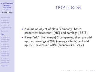 R programming language: conceptual overview | PPT
