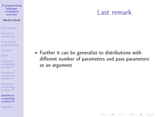 R programming language: conceptual overview | PPT