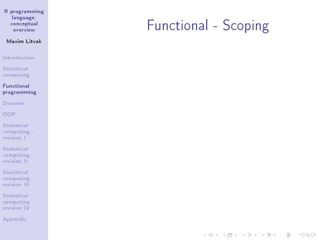 R programming language: conceptual overview | PPT