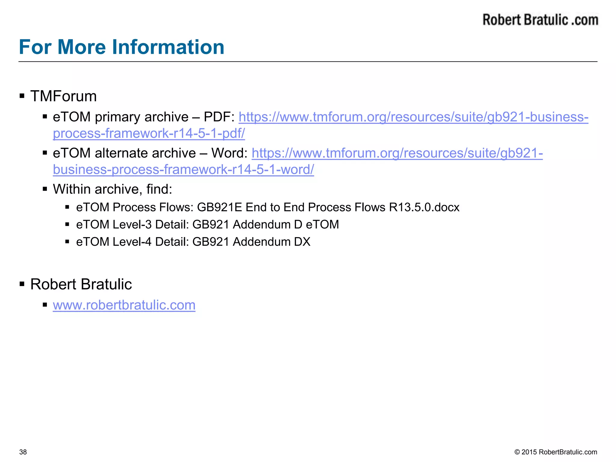 Telecommunication Business Process - eTOM Flows | PDF