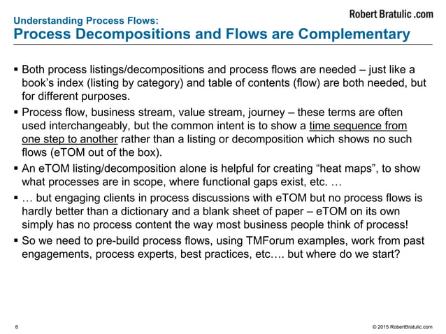Telecommunication Business Process - eTOM Flows | PDF