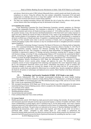 Study of Online Banking Security Mechanism in India: Take ICICI Bank as ...