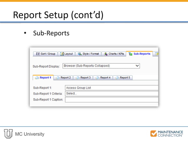 R01 - Basics of Reporting Overview: Part 1 (MCU) | PPTX