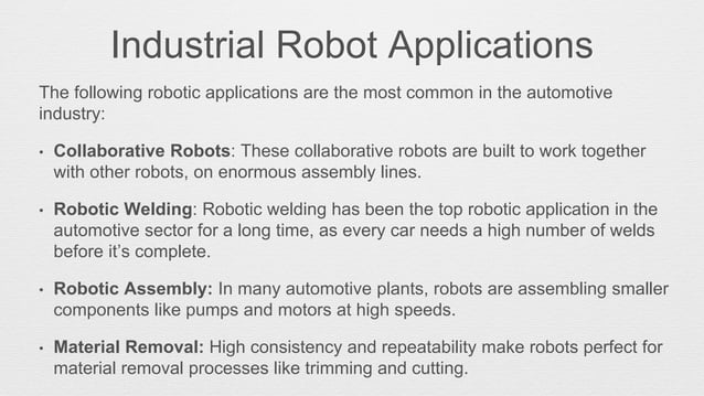 R01 Introduction to Robotics and Robot Anatomy | PPTX