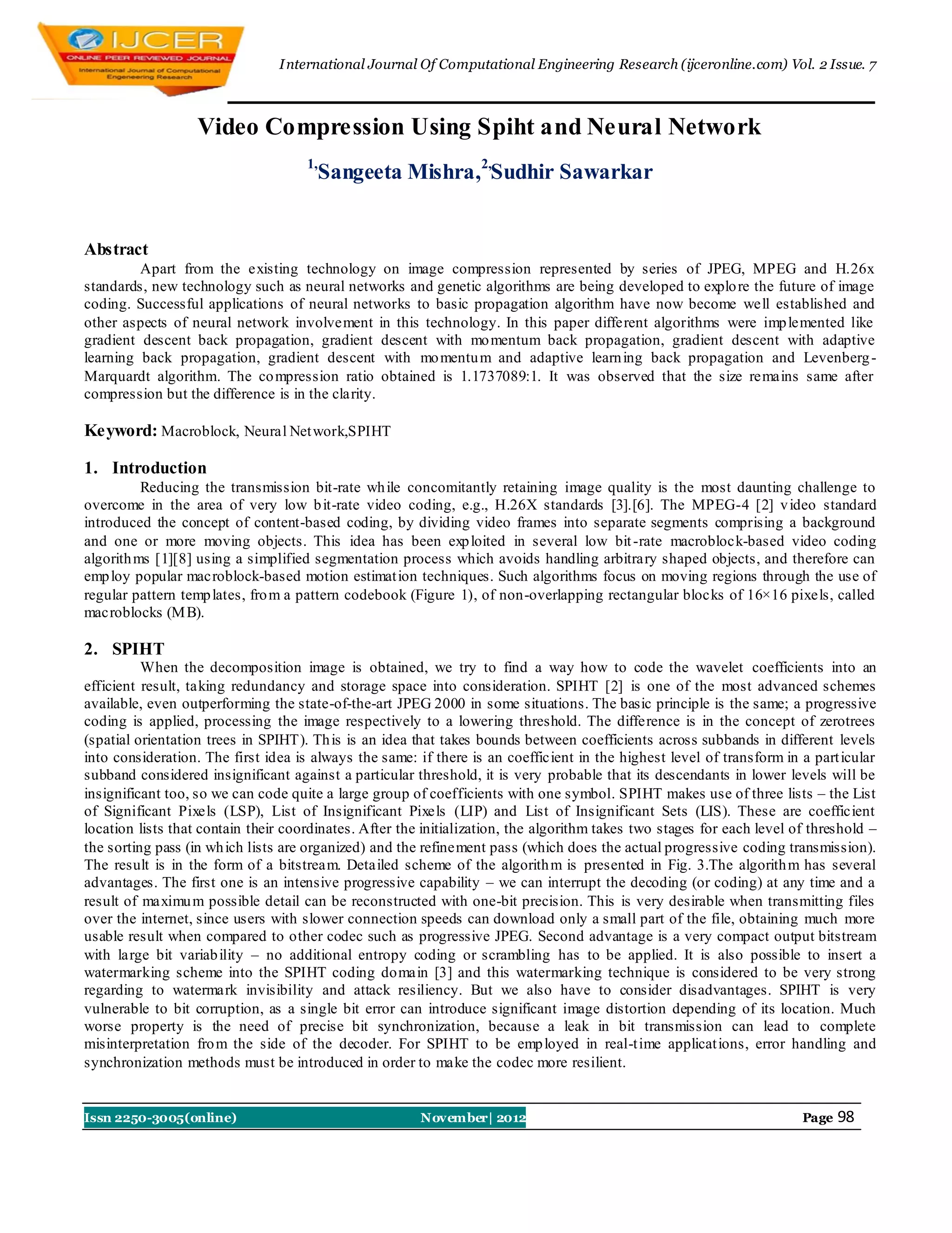 IJCER (www.ijceronline.com) International Journal of computational Engineering research | PDF