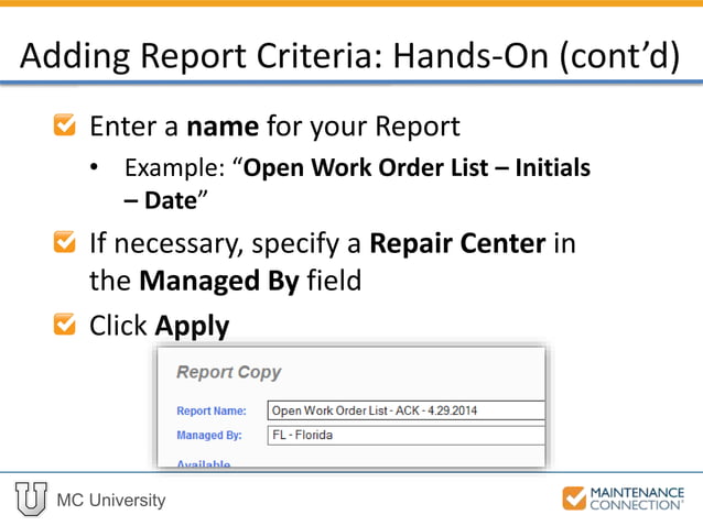 R02 - Basics of Reporting Overview Part 2 (MCU) | PPT