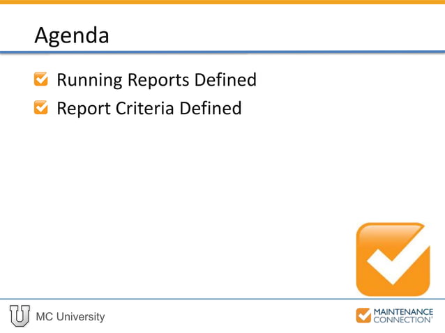 R02 - Basics of Reporting Overview: Part 2 (mcu) | PPT
