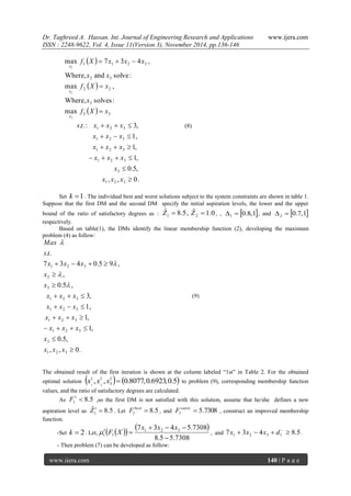 Interactive Fuzzy Goal Programming approach for Tri-Level Linear Programming Problems | PDF