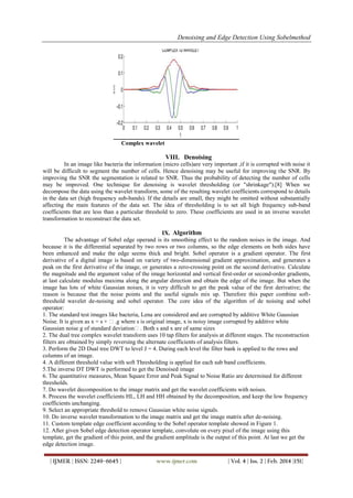 Denoising and Edge Detection Using Sobelmethod | PDF
