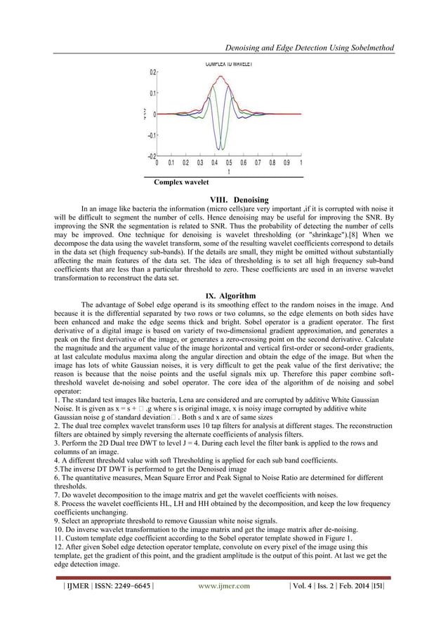 Denoising and Edge Detection Using Sobelmethod | PDF