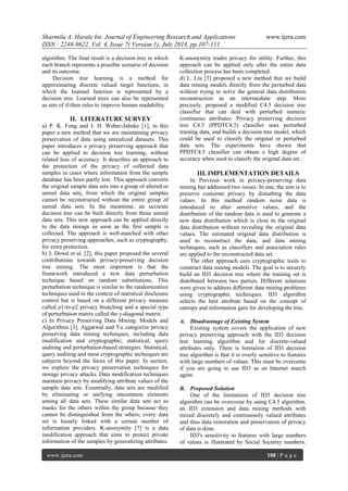 Privacy Preservation and Restoration of Data Using Unrealized Data Sets | PDF