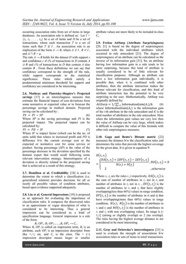 Interestingness Measures In Rule Mining A Valuation Pdf