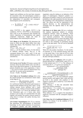 Interestingness Measures In Rule Mining: A Valuation | PDF