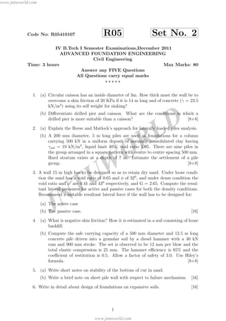 R05410107 advancedfoundationengineering | PDF