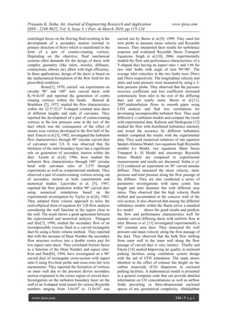 A Computational Investigation of Flow Structure Within a Sinuous Duct | PDF