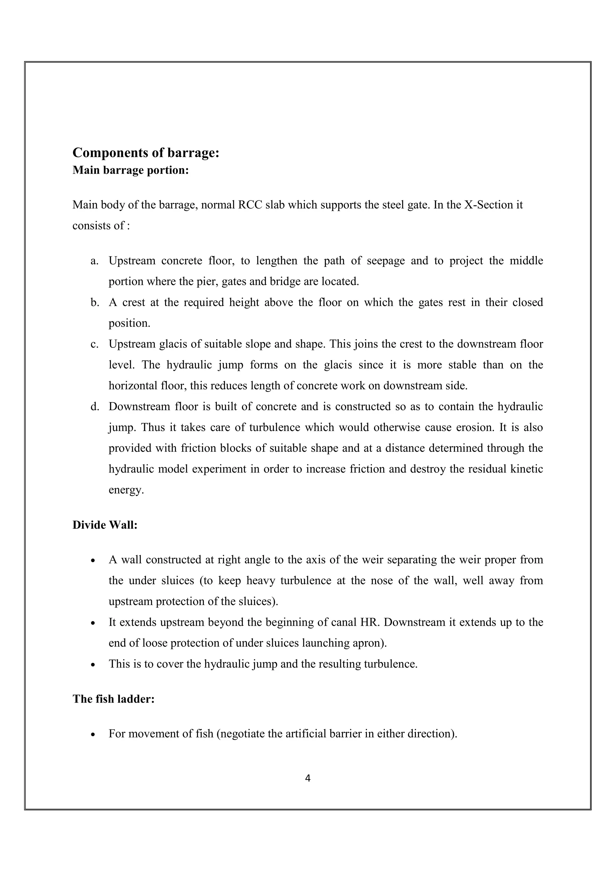construction of barrage cum bridge and canal works | PDF