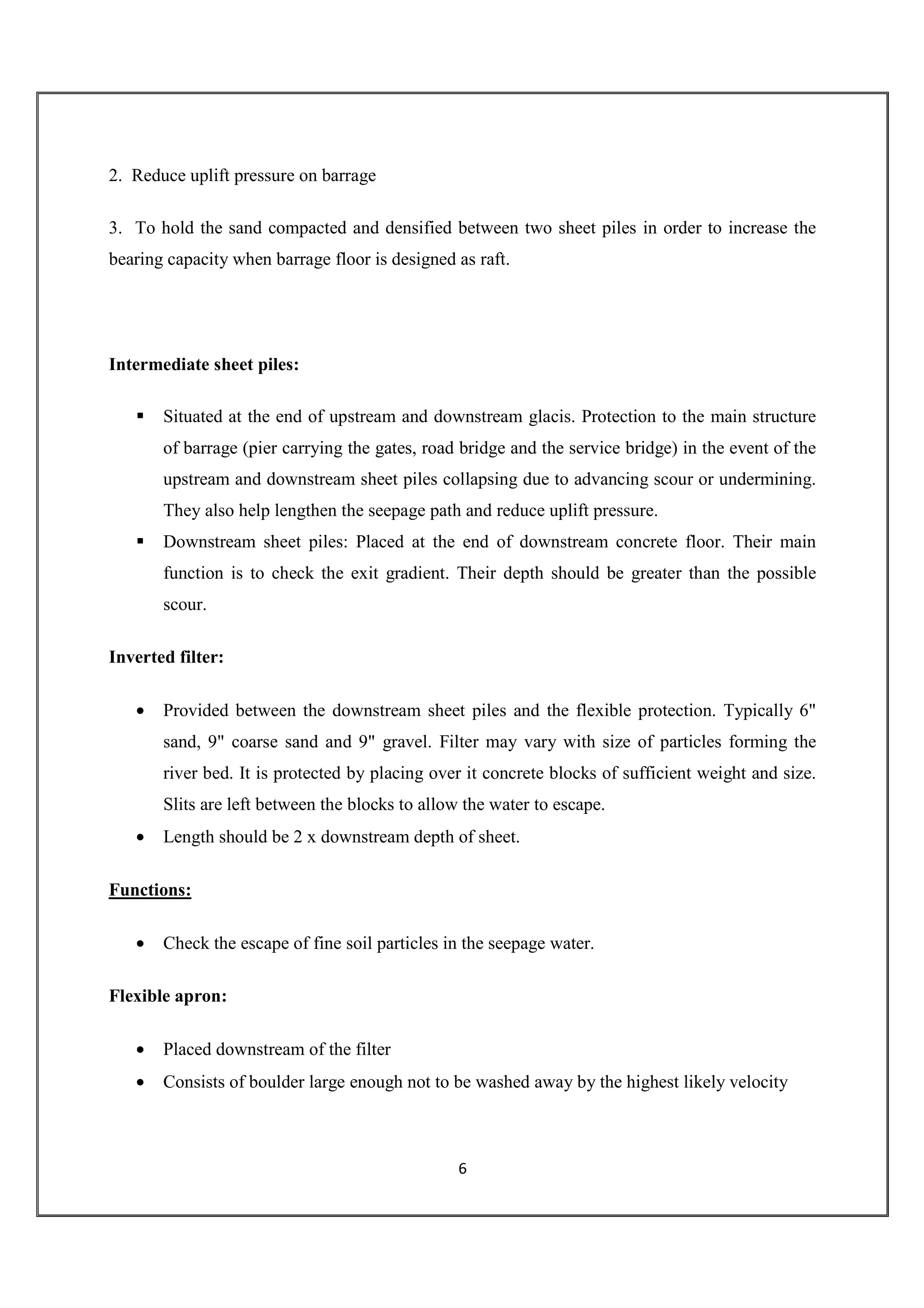 construction of barrage cum bridge and canal works | PDF