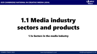 R093 - L1 Sectors in the media industry.pptx