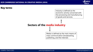 R093 - L1 Sectors in the media industry.pptx