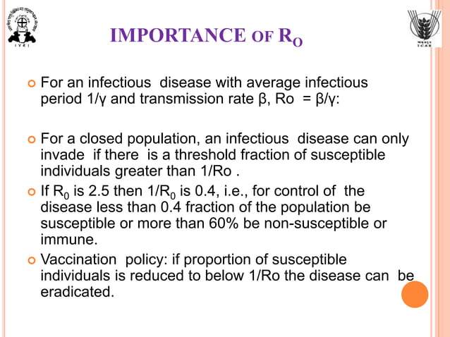 R0 Value & Herd Immunity | PPTX | Infectious Diseases | Diseases and ...