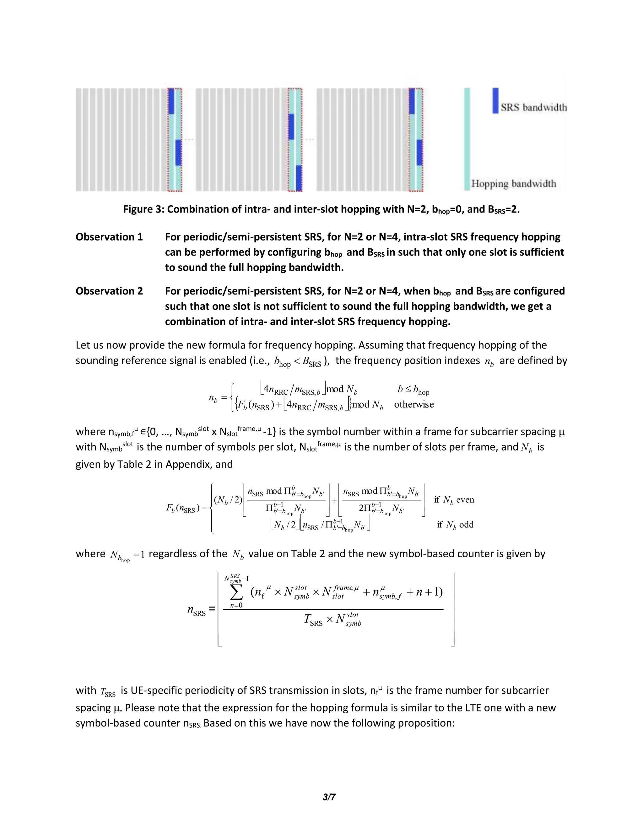 R1-1721385 Discussion on SRS frequency hopping in NR EMERSON EDUARDO RODRIGUES | DOCX