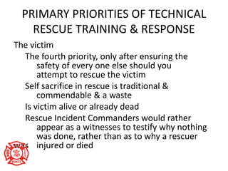 INTRODUCTION TO TECHICIAL RESCUE | PPTX