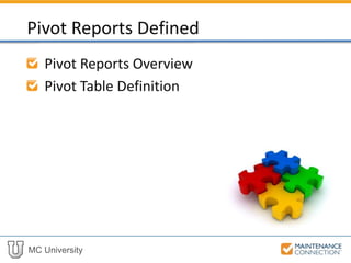 R11 - Pivot Reports (MCU) | PPTX