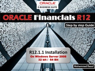 Oracle R12.1 Full & Tips Installation on Windows Server 2008 64/32 bit ...
