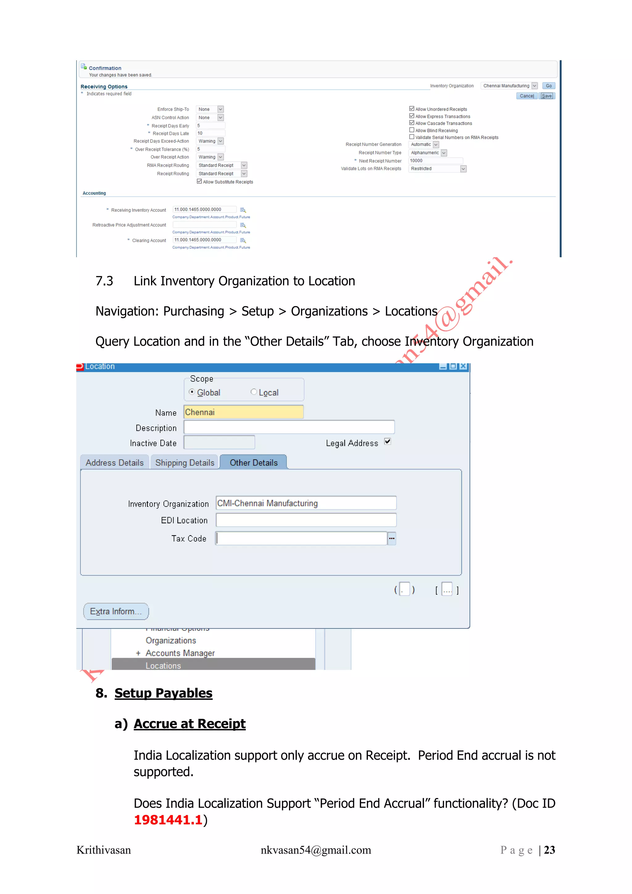 R12.2.4 india localization setup | PDF