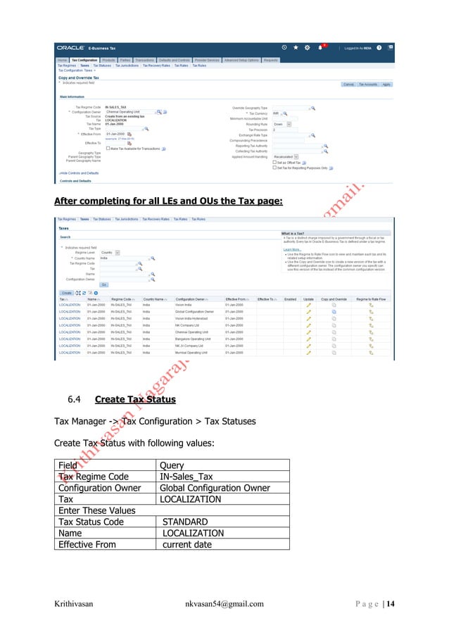 R12.2.4 india localization setup | PDF