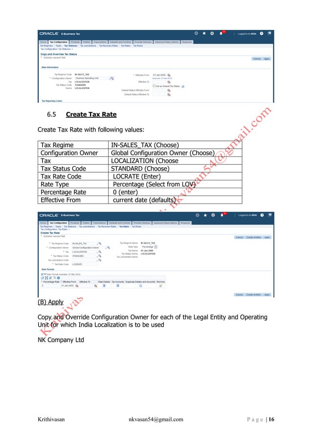 R12.2.4 india localization setup | PDF