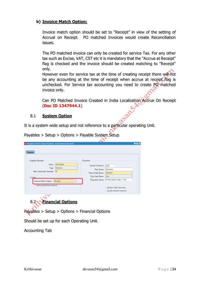R12.2.4 india localization setup | PDF