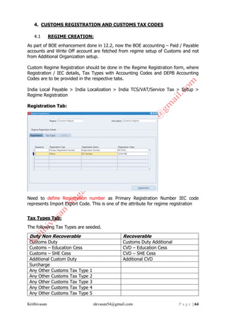 R12.2.4 india localization setup | PDF