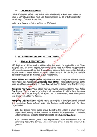 R12.2.4 india localization setup | PDF