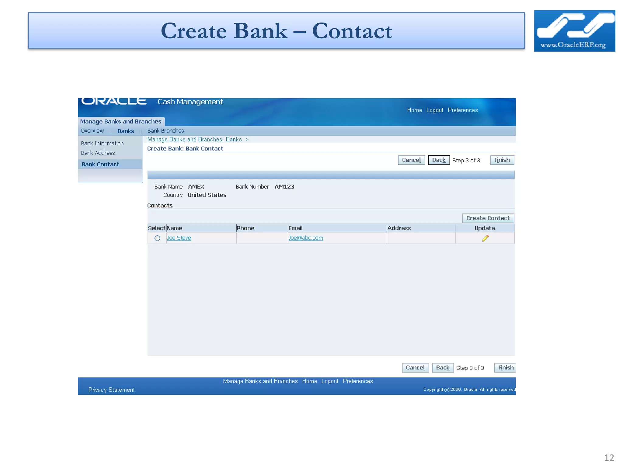 Oracle R12 Cash Management New Features | PDF