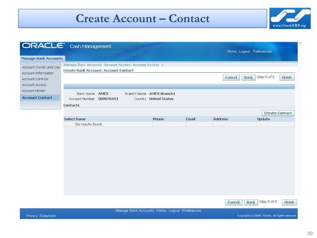Oracle R12 Cash Management New Features | PDF | Business Banking ...