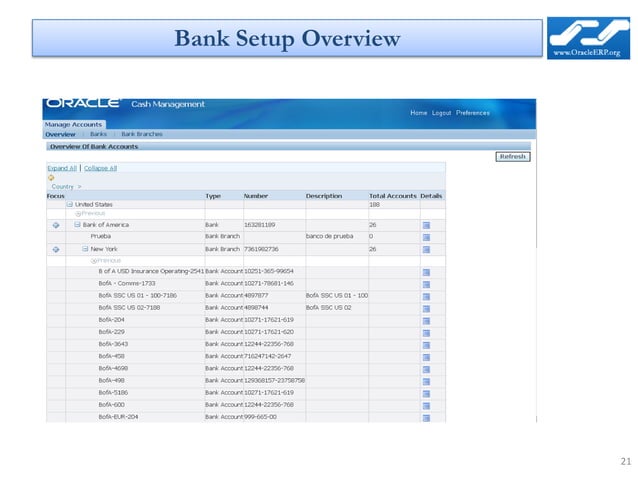 Oracle R12 Cash Management New Features | PDF | Business Banking ...