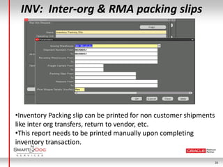 R12 features presentation inventory management | PPTX
