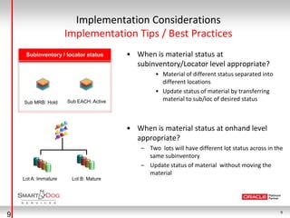 R12 features presentation inventory management | PPTX