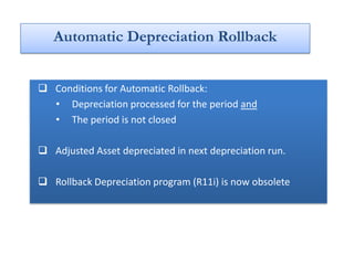 Oracle R12 Fixed Assets Changes From 11i | PDF