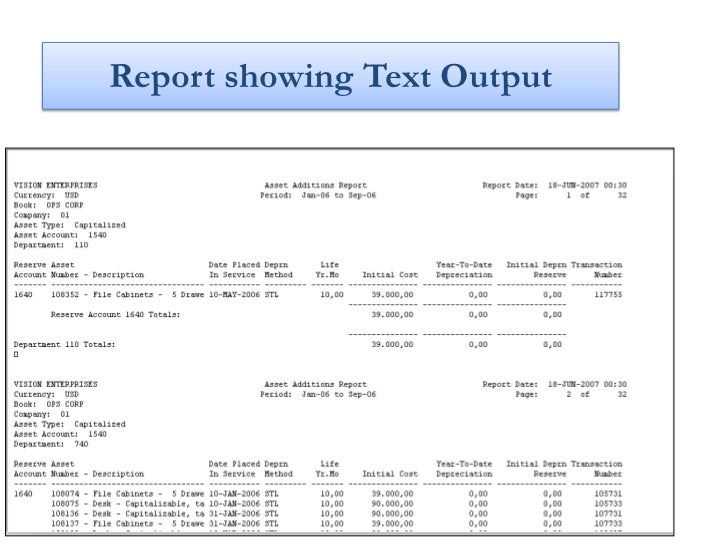 Oracle R12 Fixed Assets Changes From 11i