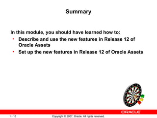 R12 fixed assets new features | PPT
