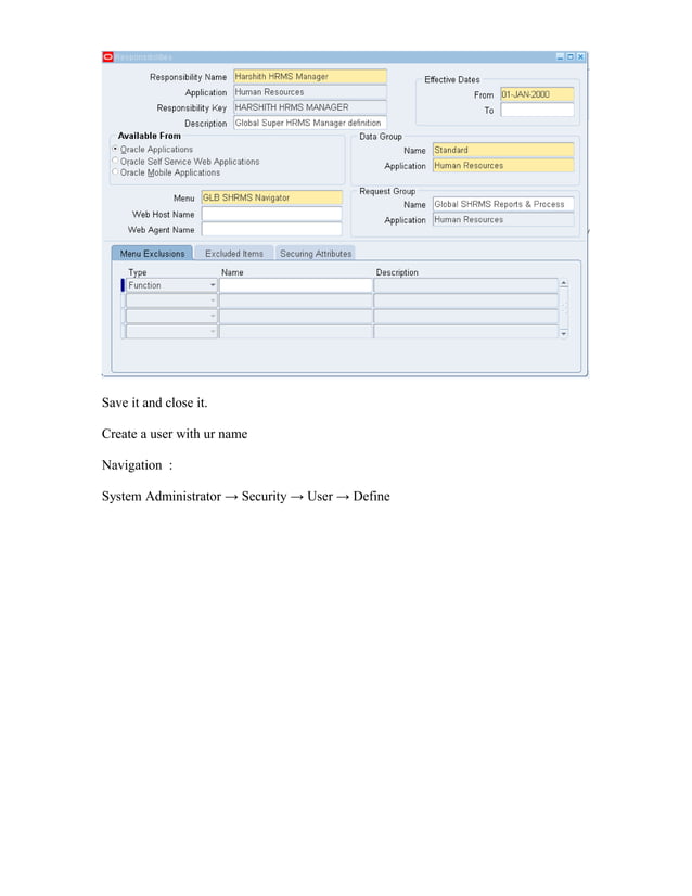 Oracle HRMS Document R12. | DOC