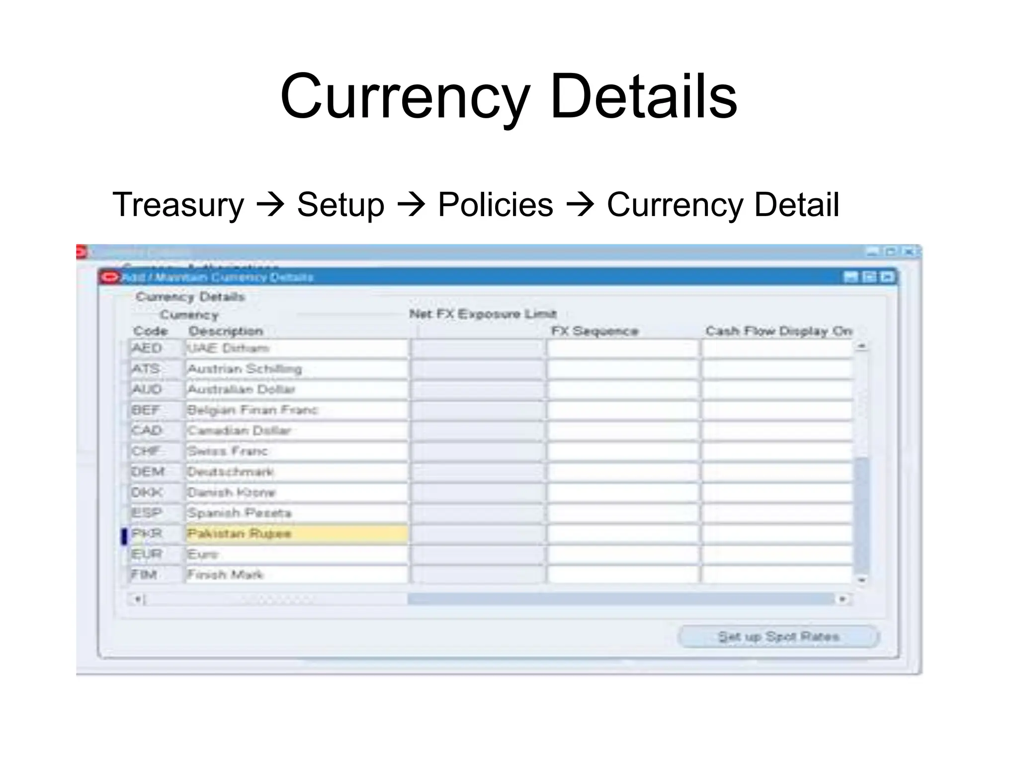 Oracle Treasury Managment Implementation | PPTX