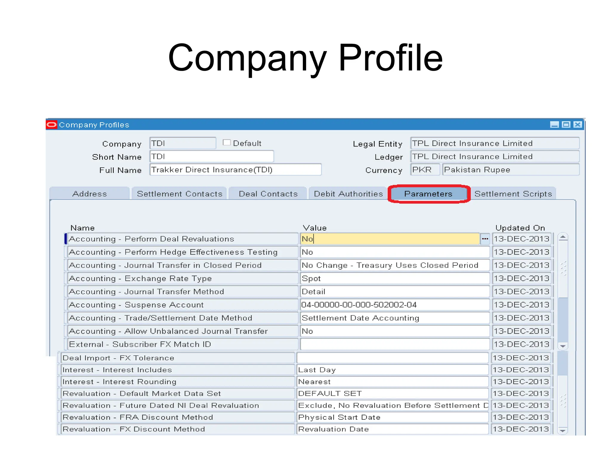 Oracle Treasury Managment Implementation | PPTX