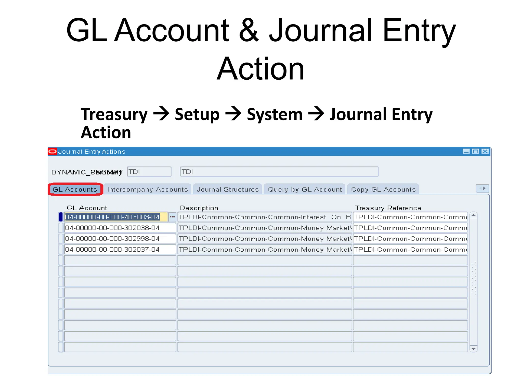 Oracle Treasury Managment Implementation | PPTX