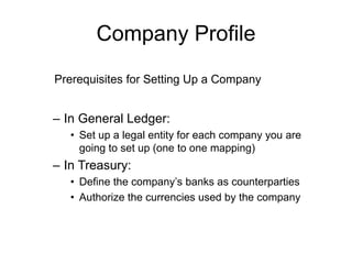 Oracle Treasury Managment Implementation | PPTX