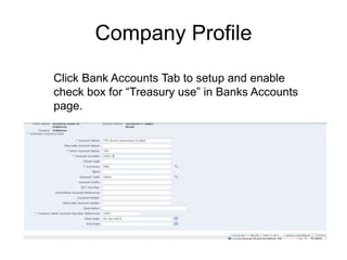Oracle Treasury Managment Implementation | PPTX