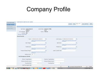 Oracle Treasury Managment Implementation | PPTX