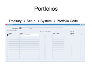 Oracle Treasury Managment Implementation | PPTX